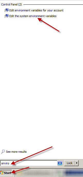 Edit Environment Variables